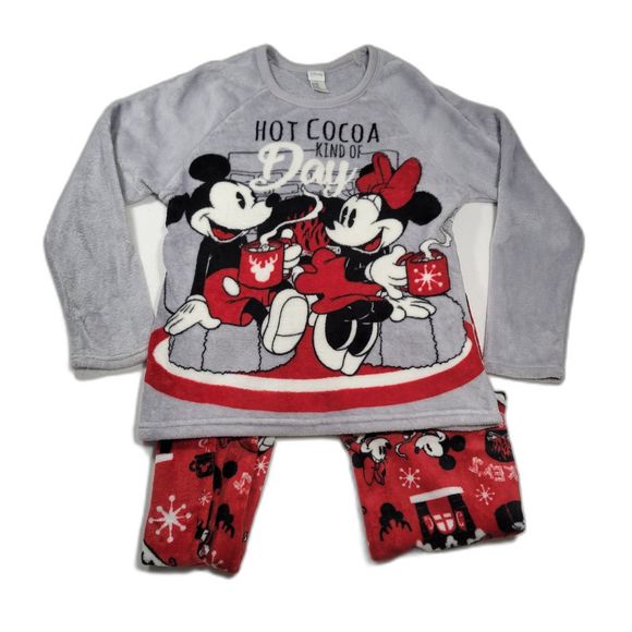 Disney | Intimates & Sleepwear | Disney Mickey Mouse Fleece Pajama Set ...